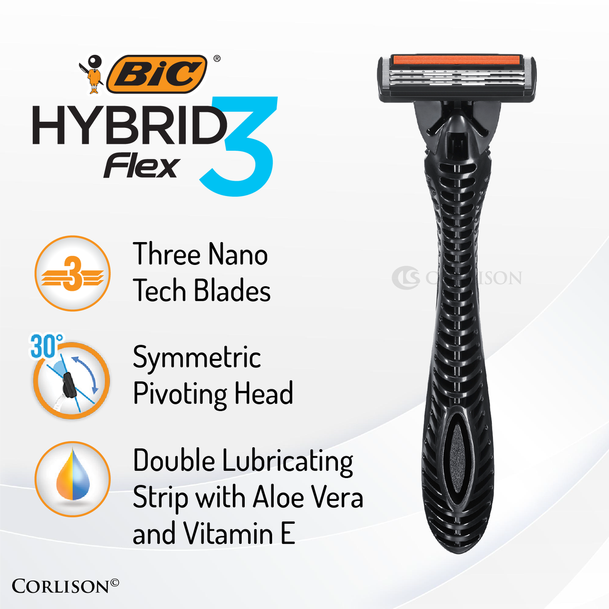 BIC Flex 3 Hybrid Blister 1+4 (Shaver) – Essano Singapore