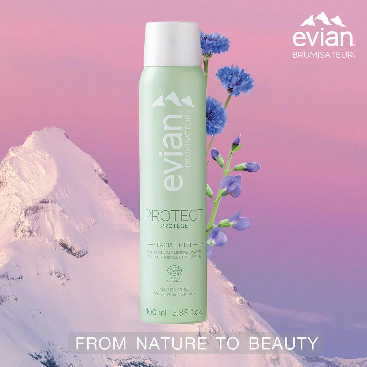 Evian Facial Mist Protect 100ml – Essano Singapore